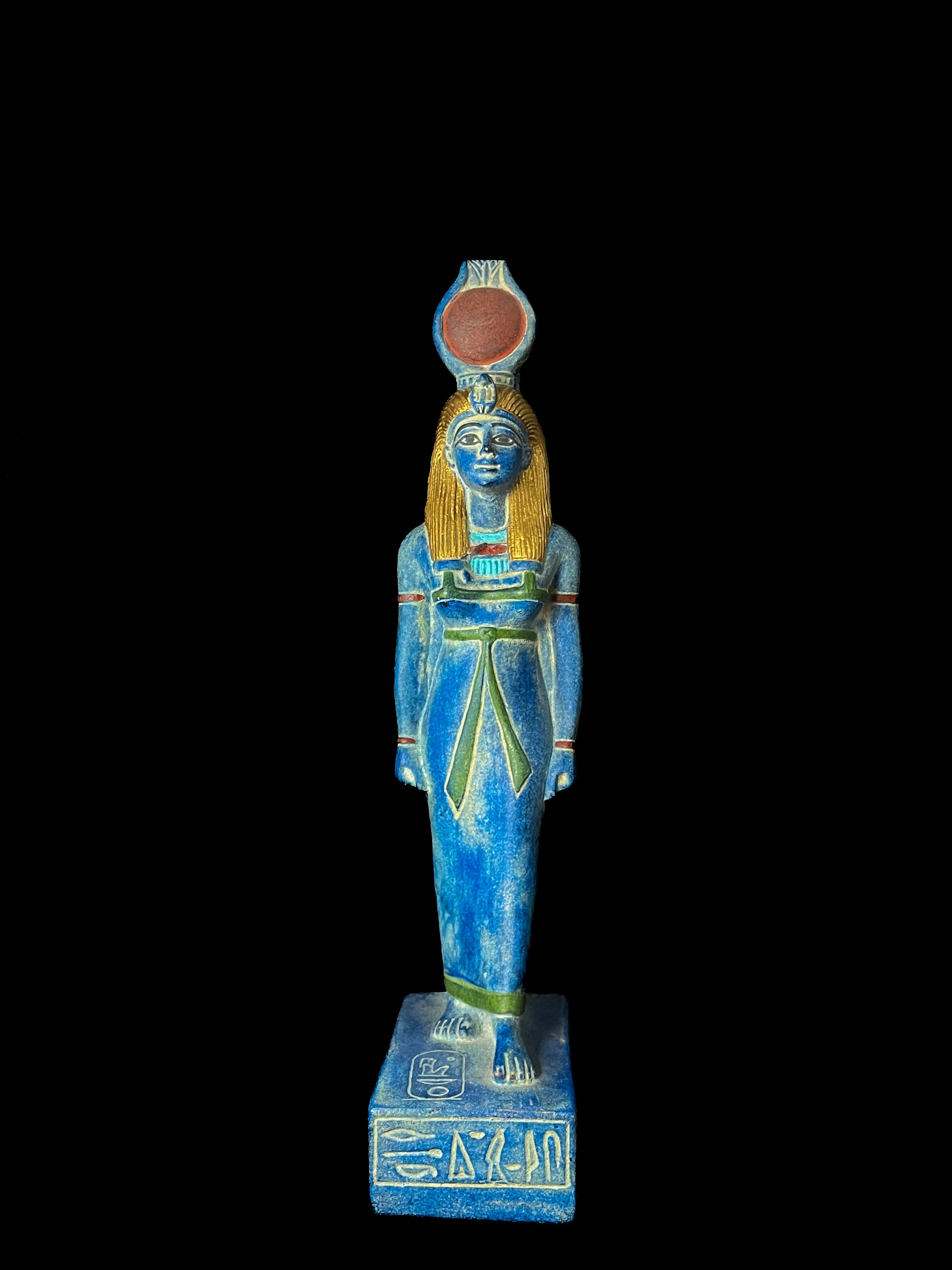 Manifest Handmade Goddess Hathor Statuette , Statue for the Egyptian ...