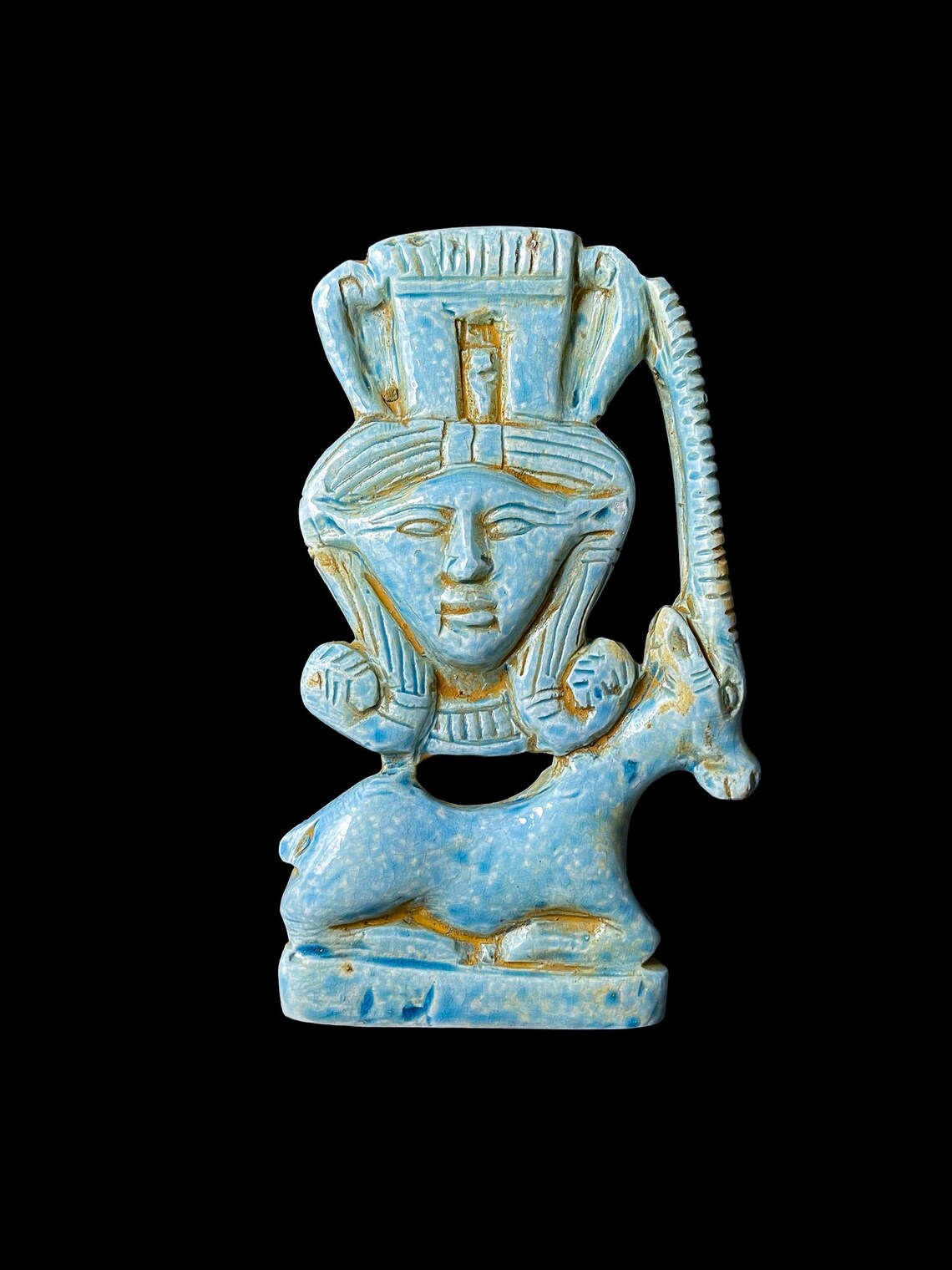 Goddess Hathor With Egyptian Deer Symbol - Etsy