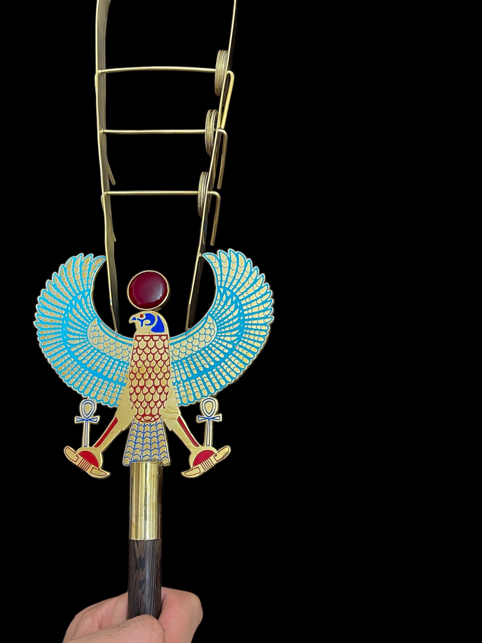 God Horus Sistrum, Ancient Egyptian Musical Instruments Sistrum ...
