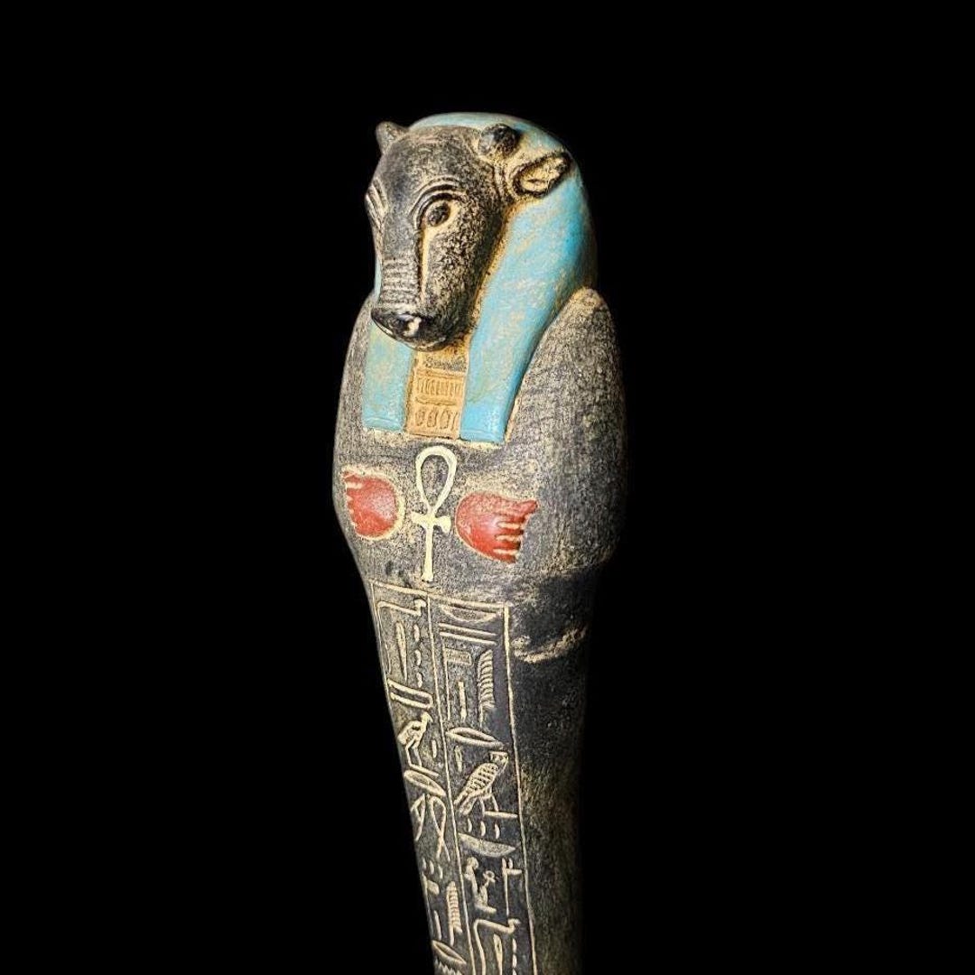 Manifest Handmade Goddess Hathor Statuette , Statue for the Egyptian ...