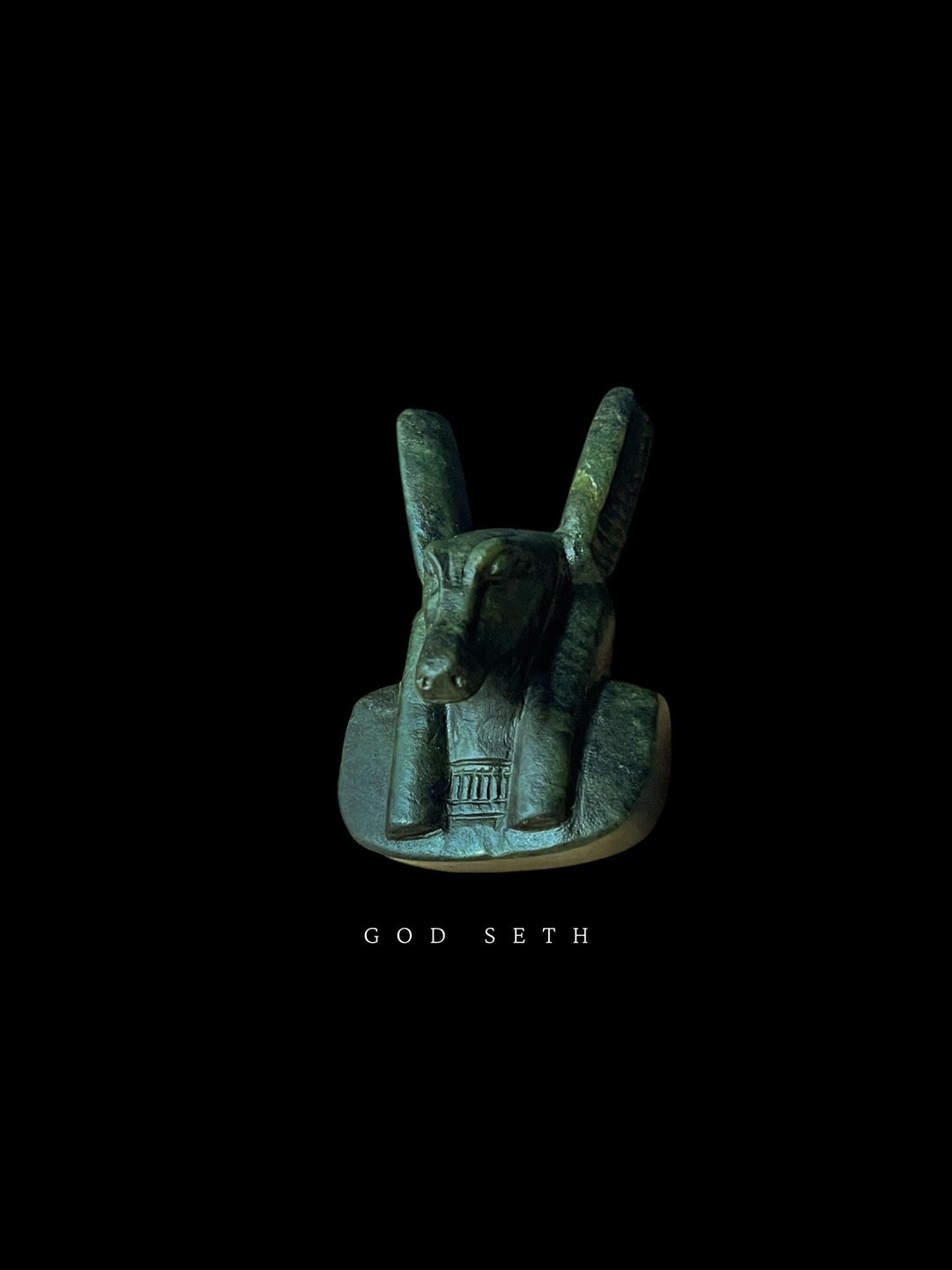 Handcrafted Egyptian God Seth Statue: Ancient Mythology Amulet - Etsy