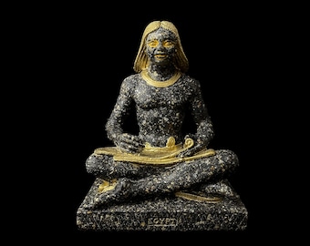 The Seated Scribe Ancient Egyptian Scribe Statue Timeless Wisdom the ...