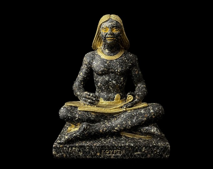 The Seated Scribe Ancient Egyptian Scribe Statue Timeless Wisdom the ...