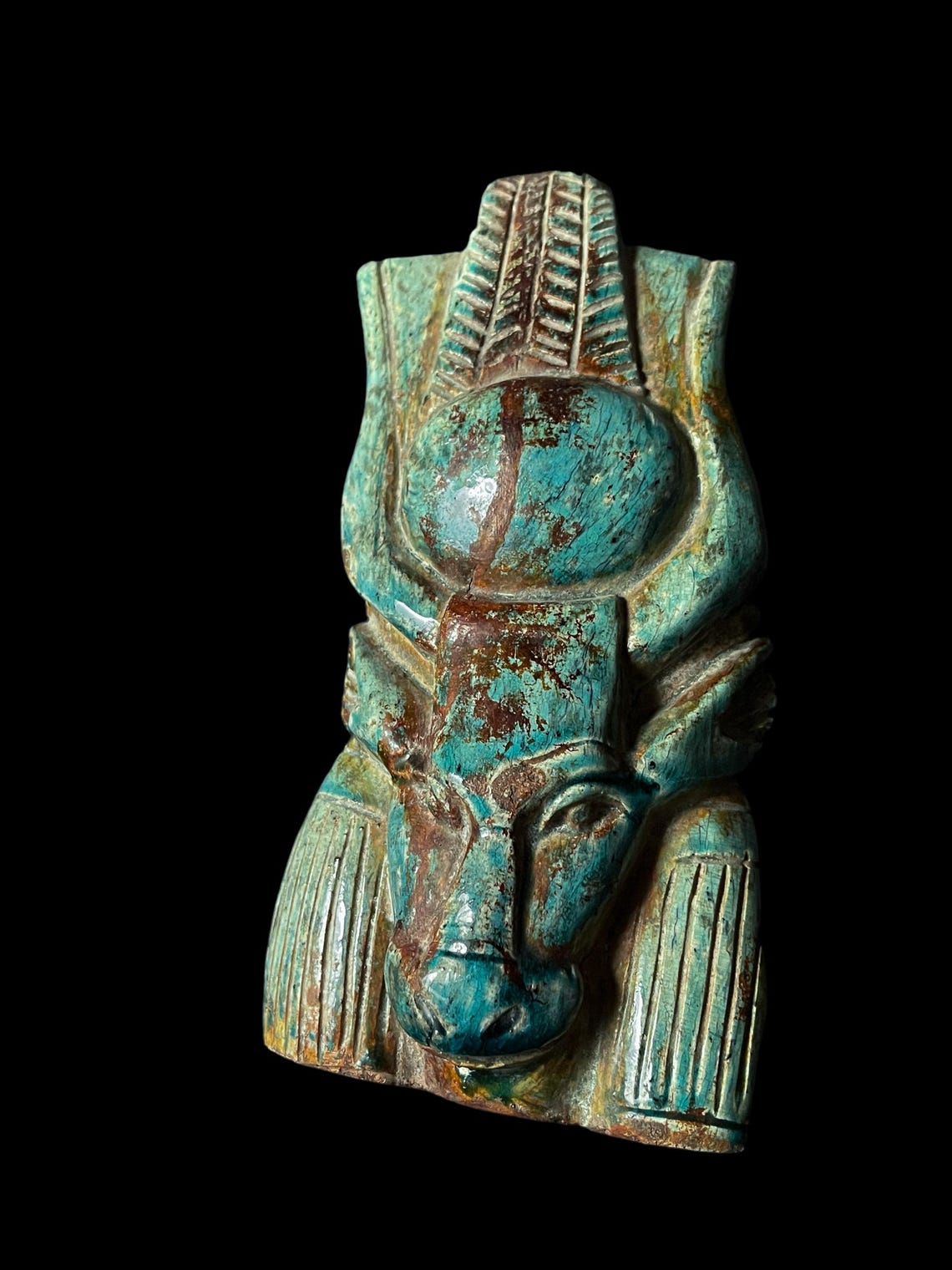 Manifest Handmade Goddess Hathor Statuette , Statue for the Egyptian ...