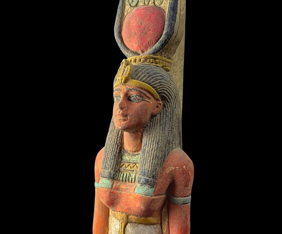 Manifest Handmade Goddess Hathor Statuette , Statue for the Egyptian ...