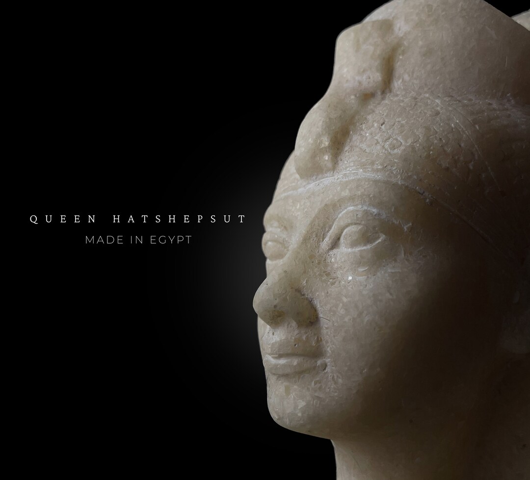 Alabaster Queen Hatshepsut Statue: Egyptian Art - Etsy