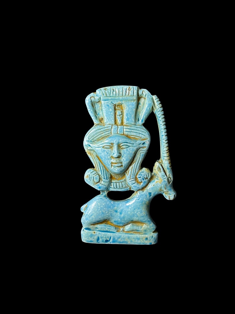 Goddess Hathor With Egyptian Deer Symbol - Etsy