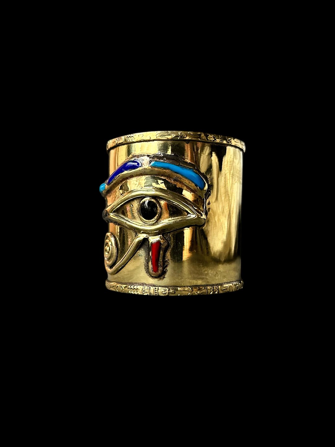 Eye of Horus Cuff From Ancient Egypt, Eye of Horus / Eye of RA Cuff - Etsy