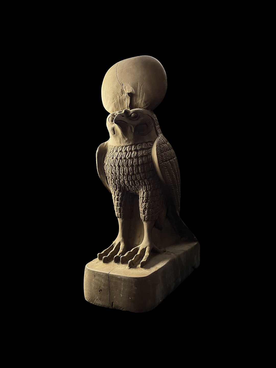 Rare Falcon Egyptian God RA Statue, God of the Sun, God Ra God of the ...