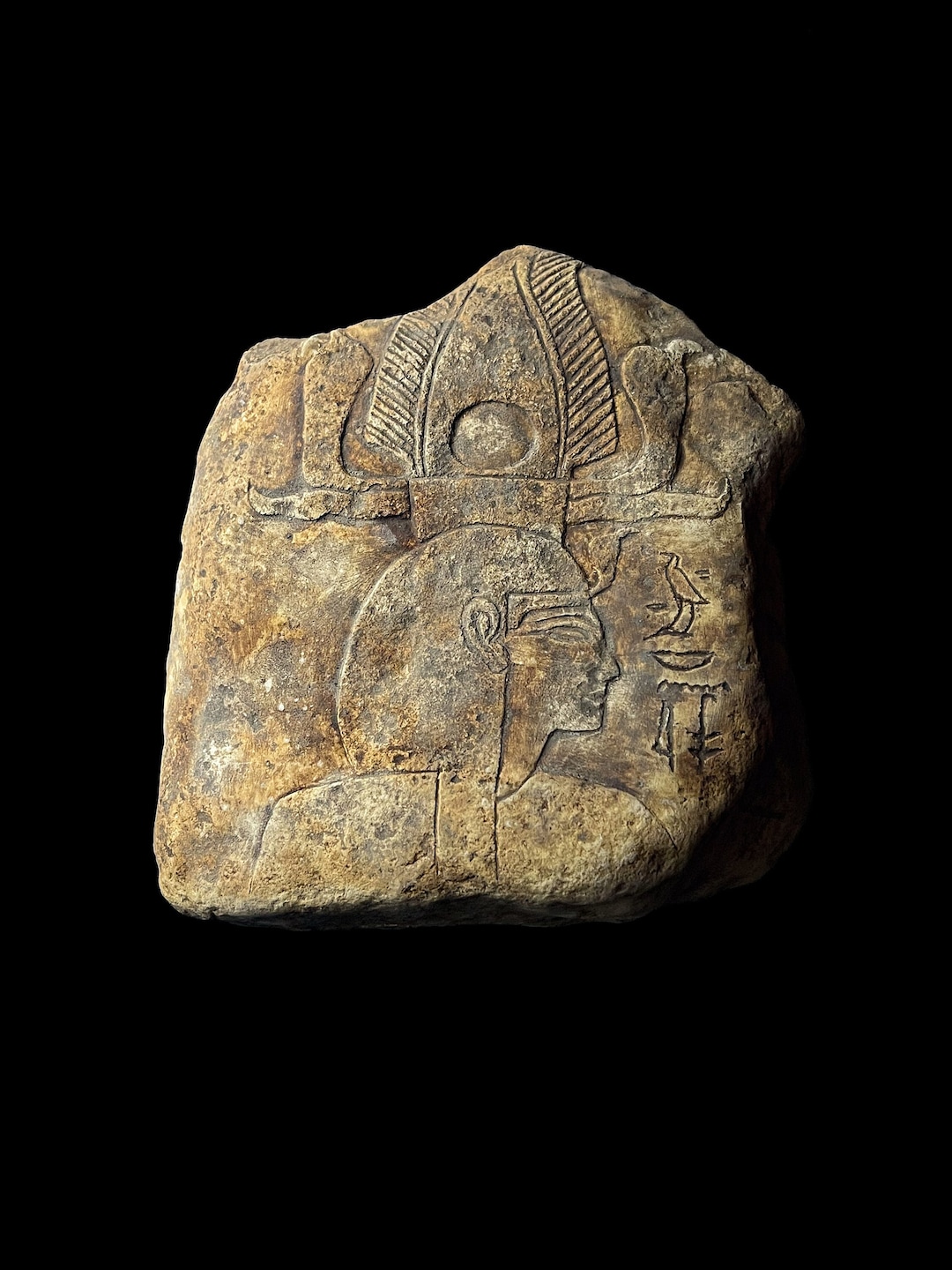 God Tatenen Rare Form Art. A Historical Carving for God Tatenen Made in ...