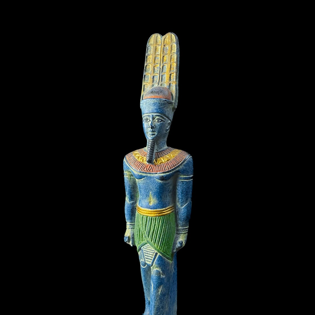 Egyptian God Amun Statue, Museum Replica for God Amun, Amun-ra, the ...