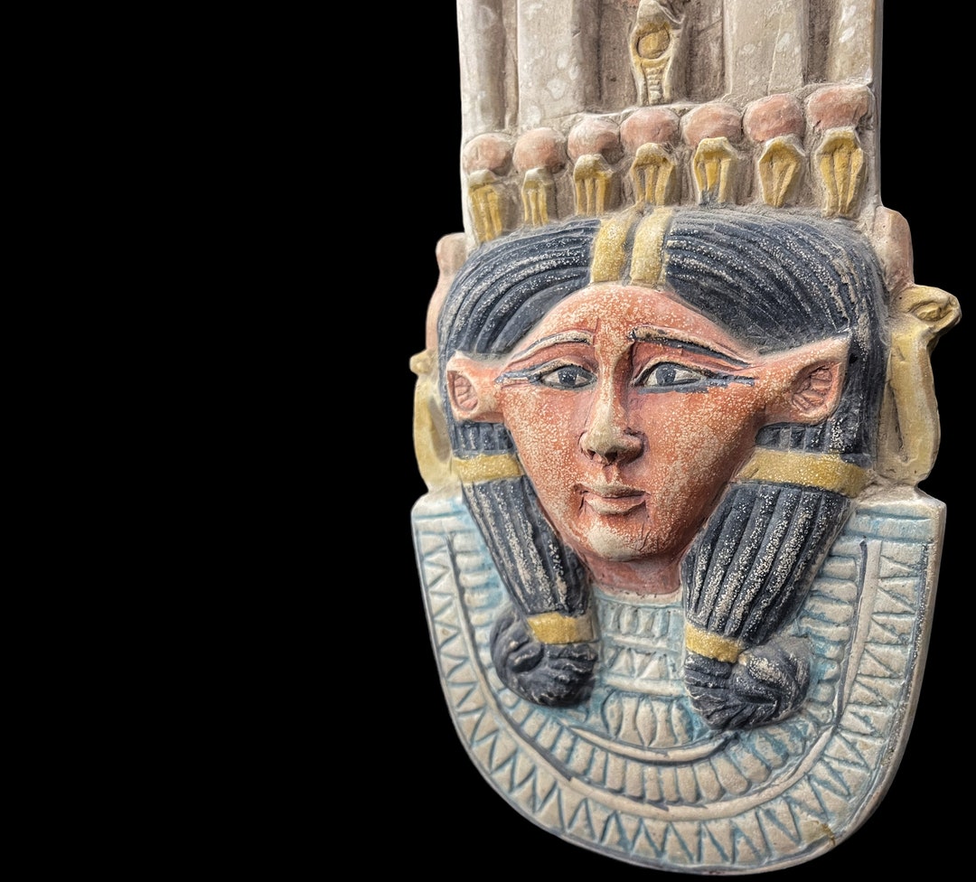 Manifest Handmade Goddess Hathor Statuette , Statue for the Egyptian ...