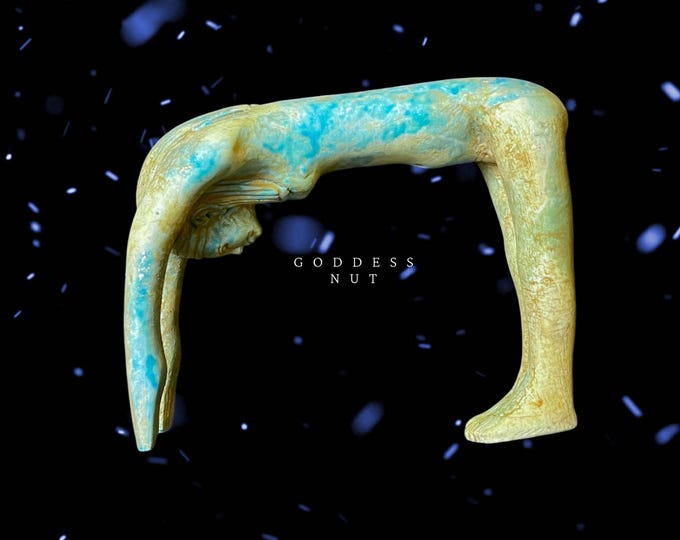 Marvelous Goddess Nut the Goddess of the Sky, Goddess Nut Statuette ...