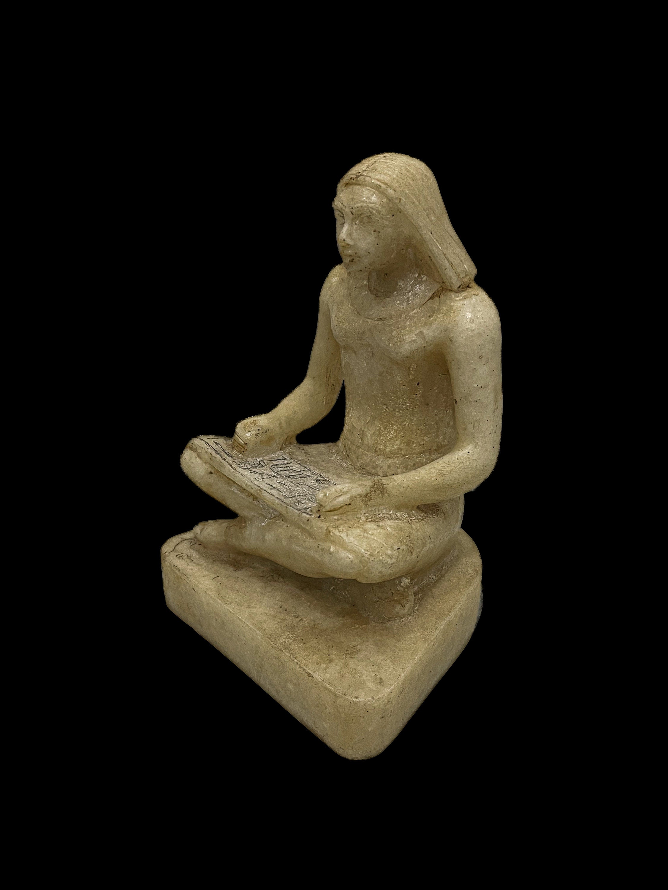 Very Old Scribe Statue Made in Egypt Statue of Seated Scribe - Etsy ...