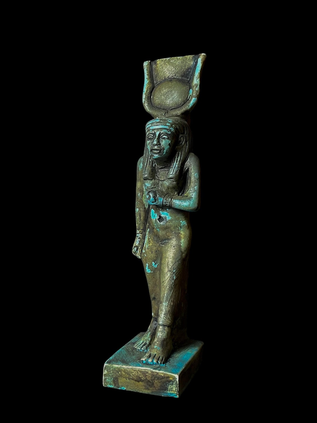 Manifest Handmade Goddess Hathor Statuette , Statue for the Egyptian ...
