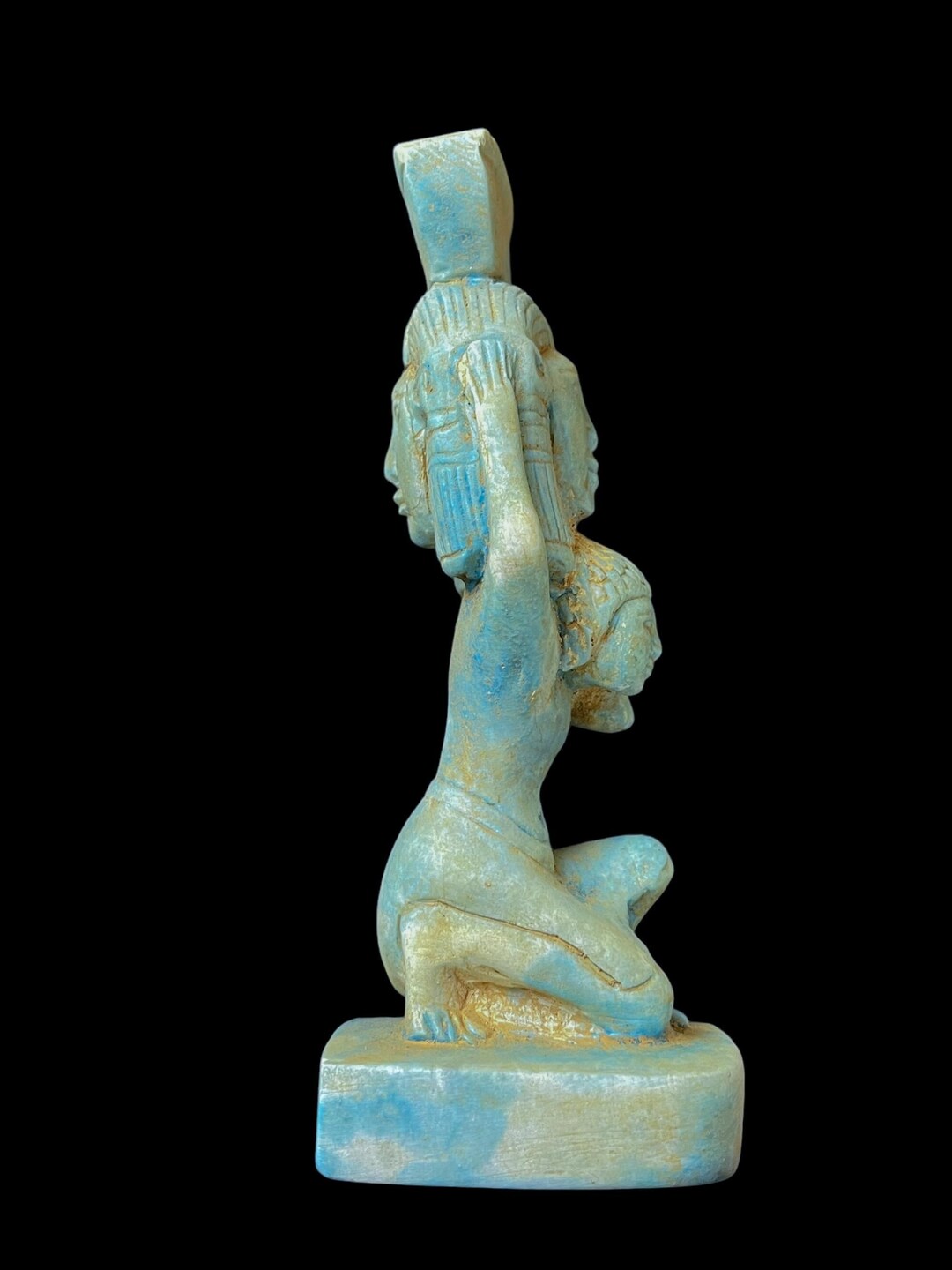 Manifest Handmade Goddess Hathor Statuette , Statue for the Egyptian ...