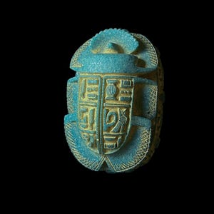 Large Egyptian Scarab, the Decorative Good Luck Scarab in Ancient Egypt ...