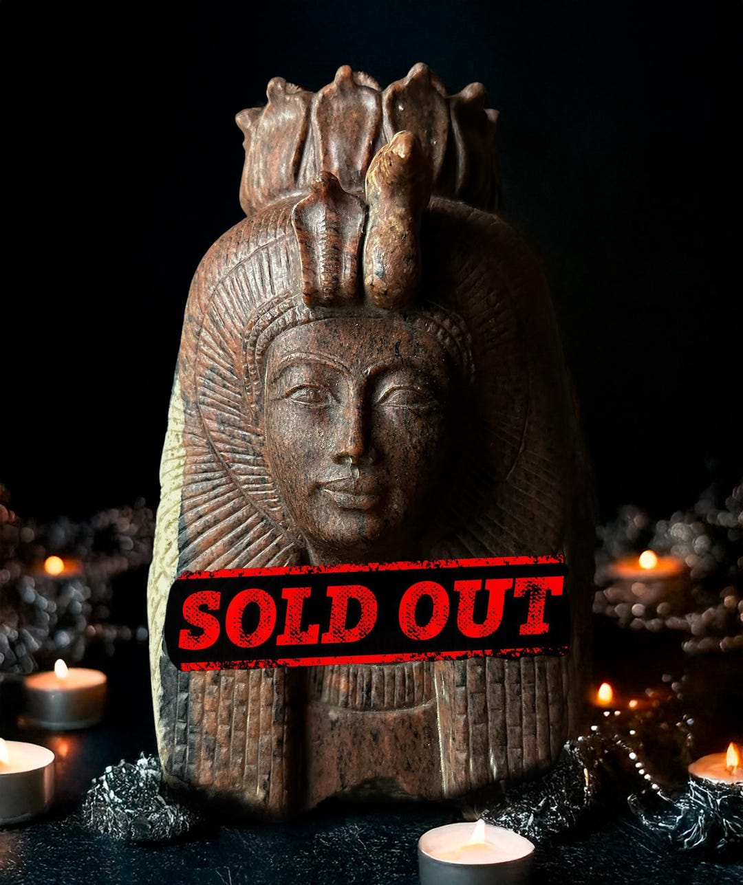 Queen Tuya Statue, Only One! , Egyptian Tuya Statue With Cobra Crown ...