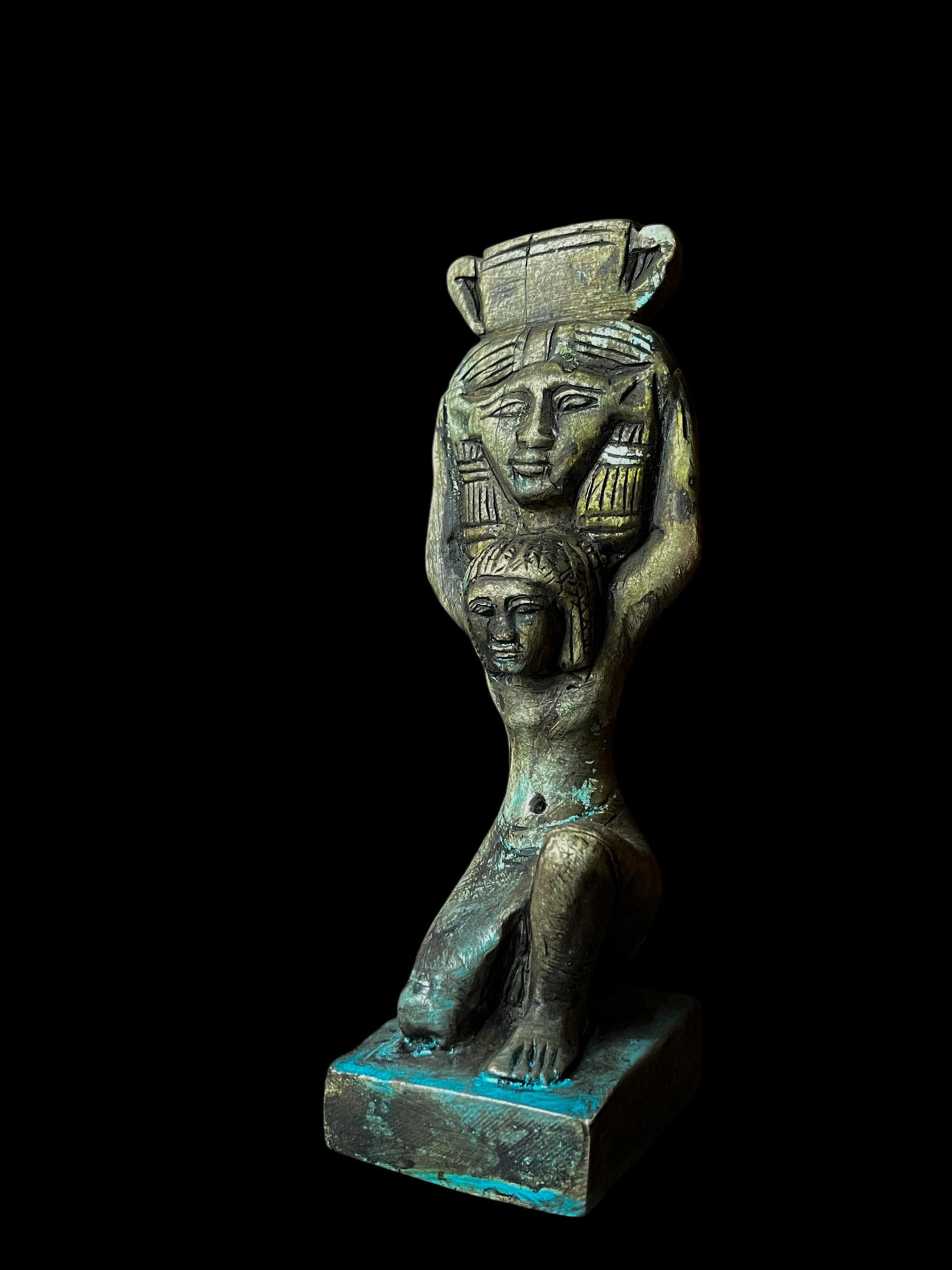 Manifest Handmade Goddess Hathor Statuette , Statue for the Egyptian ...