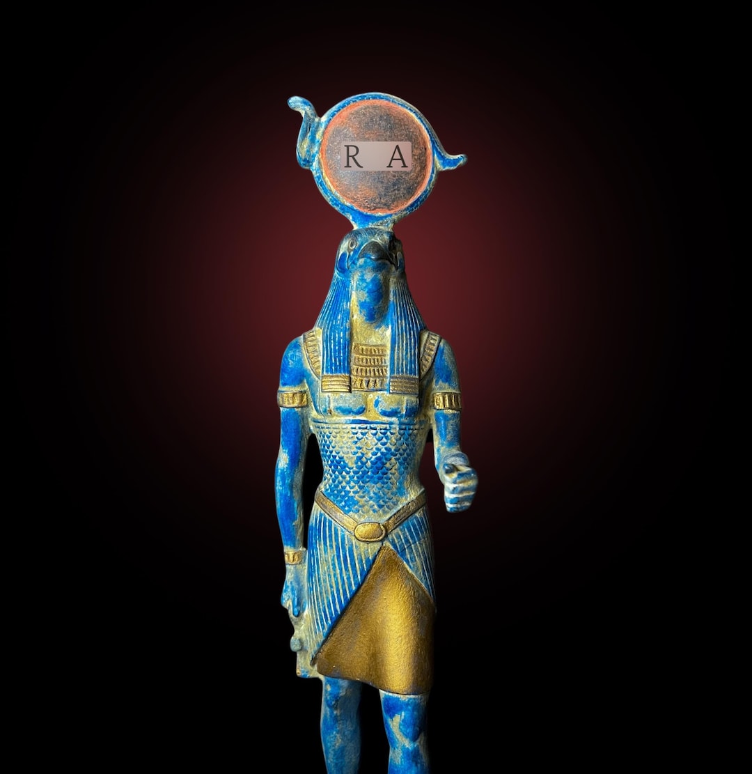 Rare Falcon Egyptian God RA Statue, God of the Sun, God Ra God of the ...