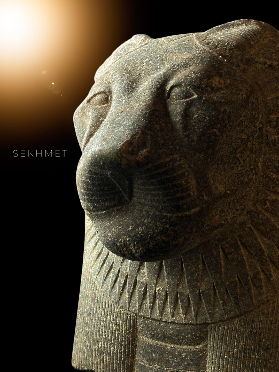 Stone Goddess Sekhmet Sculpture, Goddess Sekhmet - Etsy