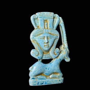 Goddess Hathor With Egyptian Deer Symbol - Etsy