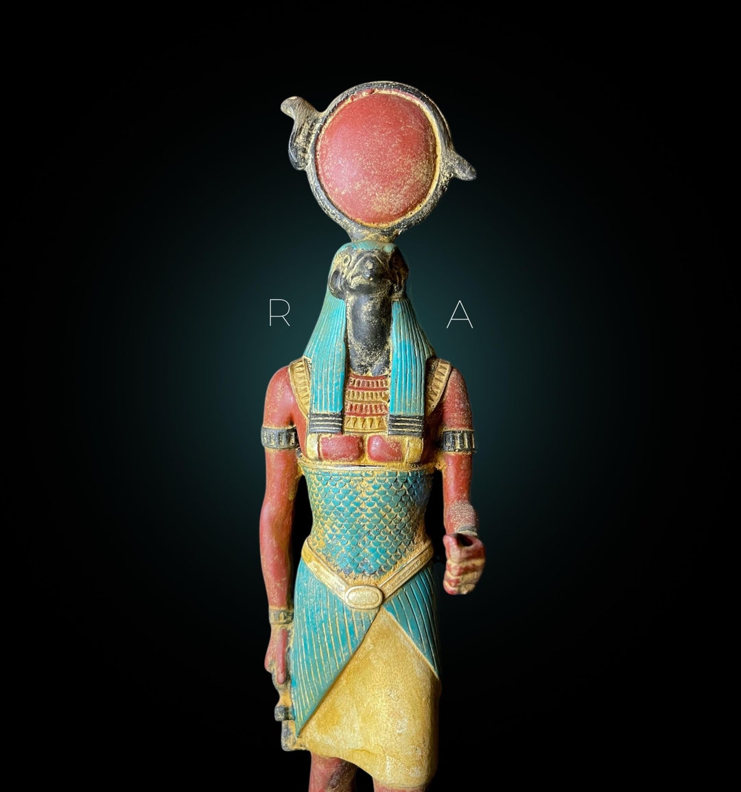 Rare Falcon Egyptian God RA Statue, God of the Sun, God Ra God of the ...