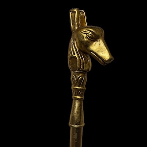 Sceptre Staff, Head of Anubis Waz Sceptre. Ancient Egyptian Waz-scpetre ...