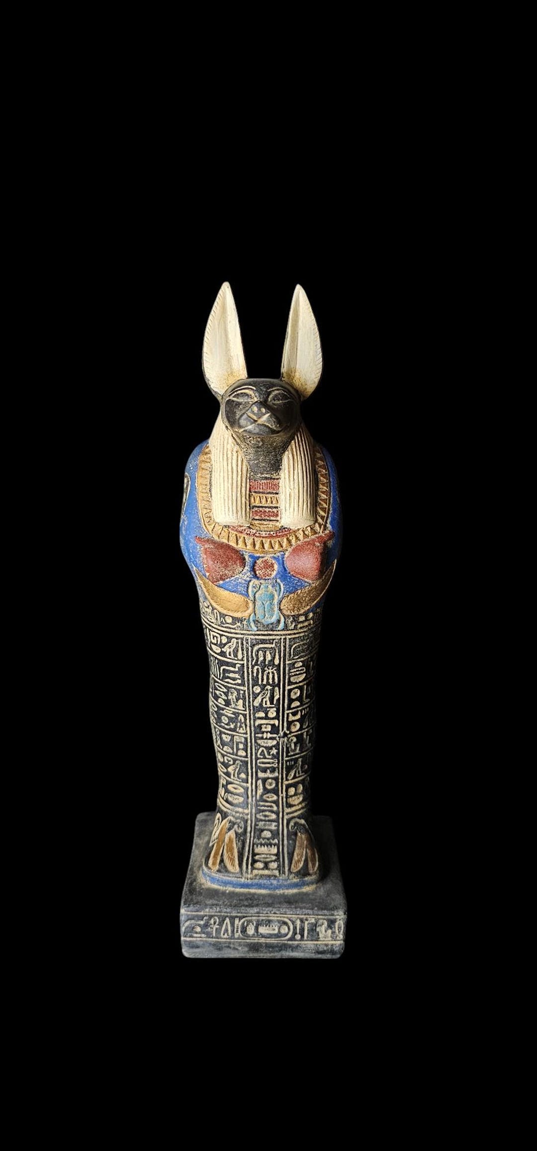 Egyptian God Anubis Statue, Egyptian Jackal Statue, Anubis Collectible ...
