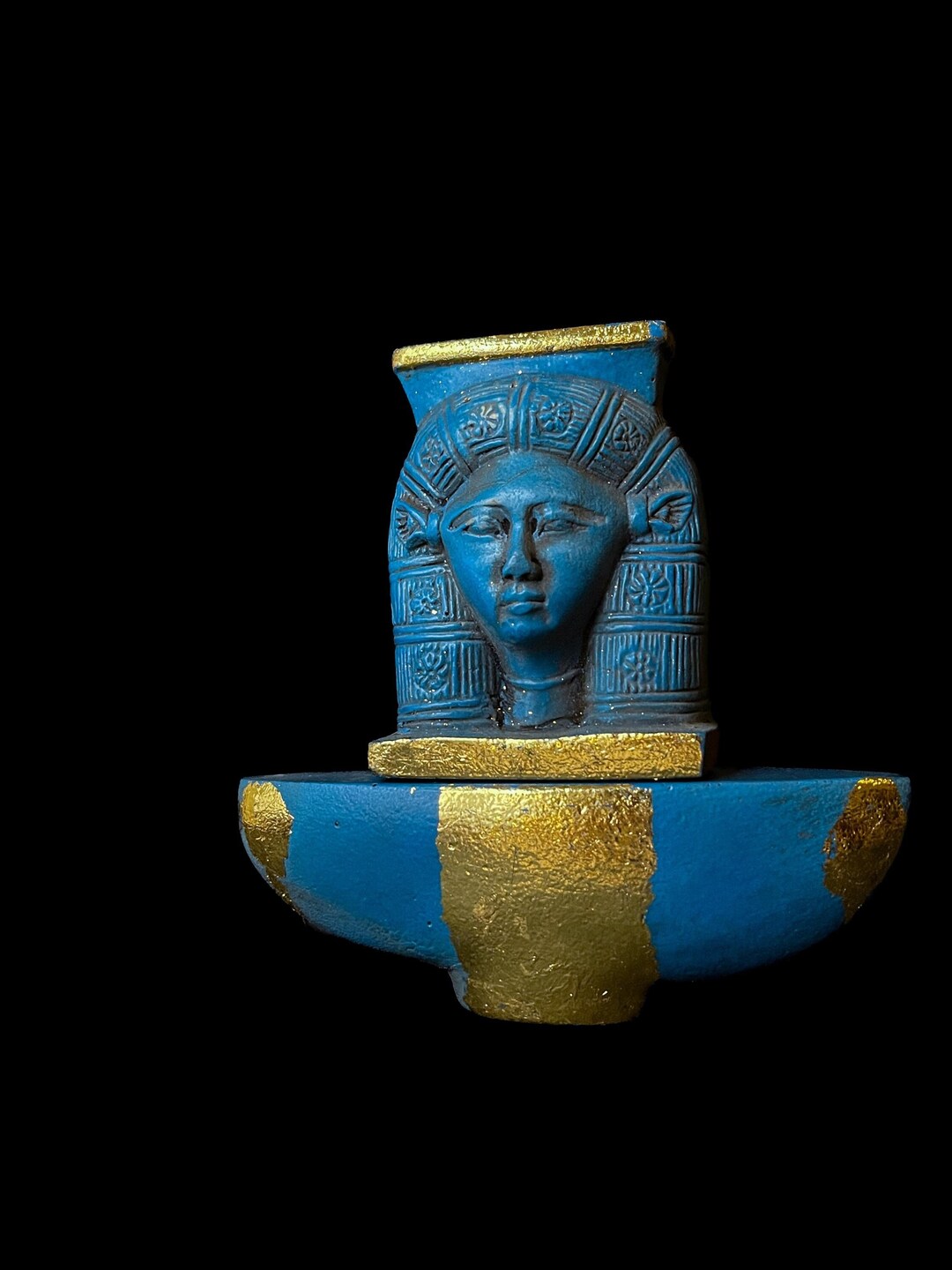 Manifest Handmade Goddess Hathor Statuette , Statue for the Egyptian ...