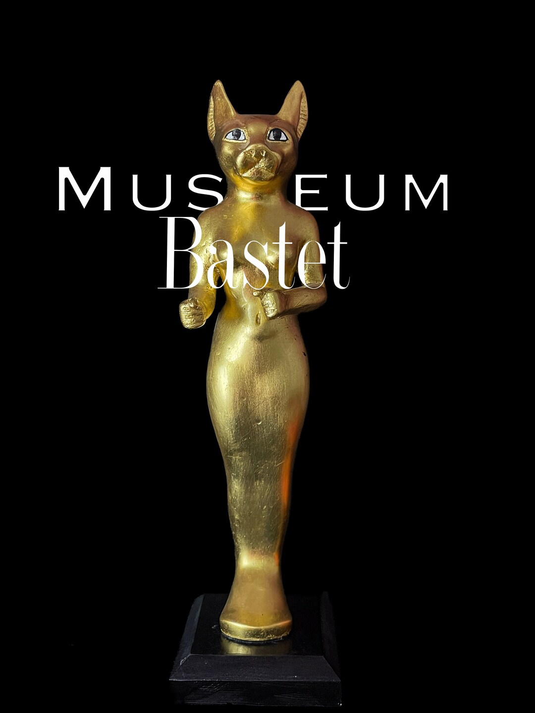 Large Museum Ancient Egyptian Goddess Bastet Statue, Home Decor Statues ...