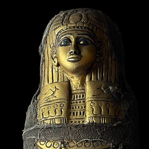 Big Egyptian Vintage Ushabti, Shabti With God Anubis. Egyptian Replica ...