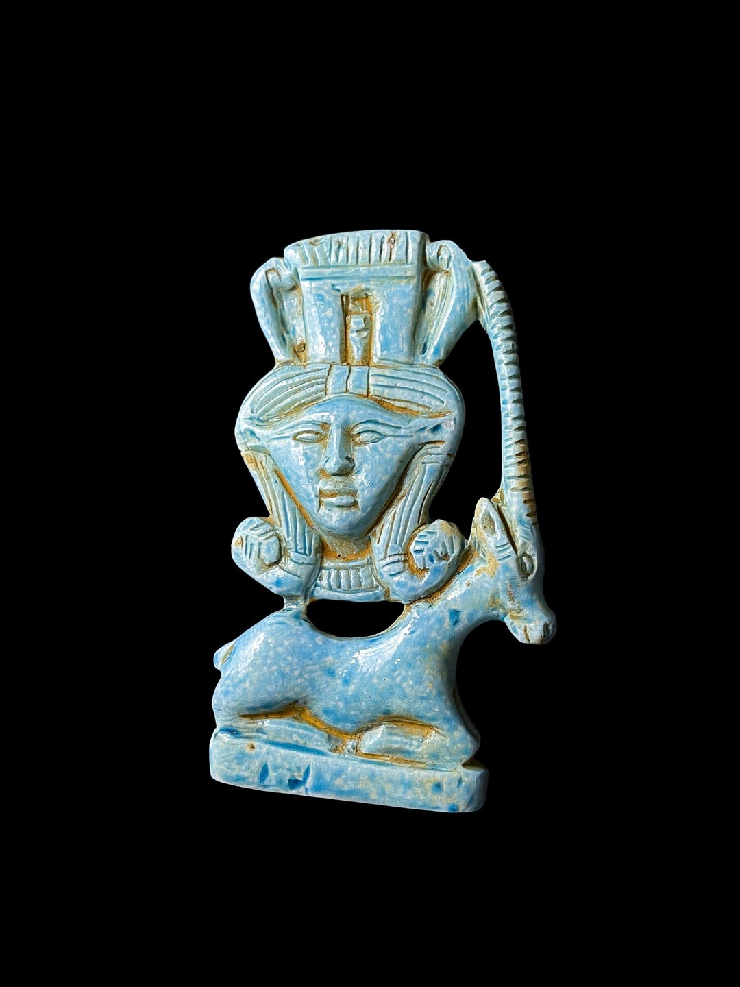 Goddess Hathor With Egyptian Deer Symbol - Etsy