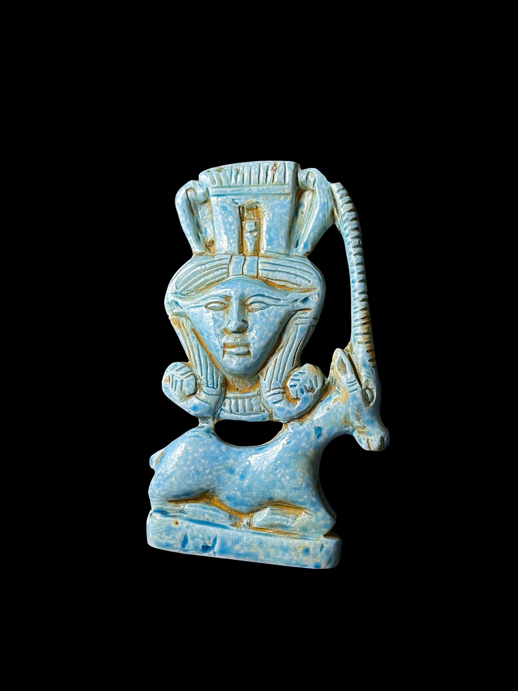 Goddess Hathor With Egyptian Deer Symbol - Etsy