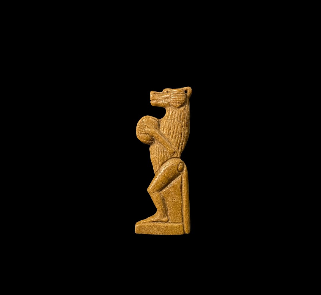 Egyptian Baboon Monkey Amulet, God Thoth (baboon Form Amulet ...