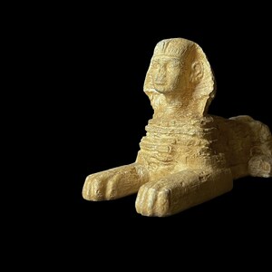 Egyptian Sphinx Replica Statue Made of Stone, Sphinx Statuette. - Etsy