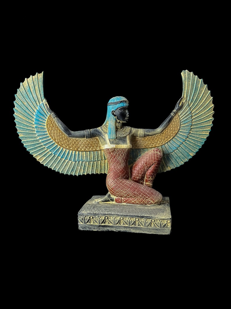 Vintage Goddess Isis Statue, Unique Isis Goddess Statue. - Etsy