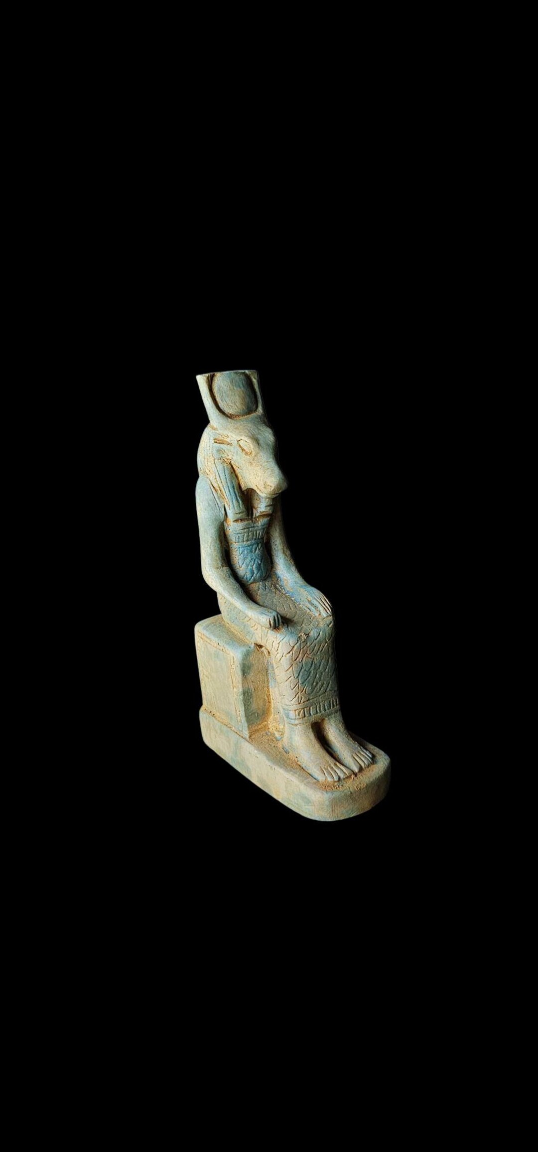 Manifest Handmade Goddess Hathor Statuette , Statue for the Egyptian ...