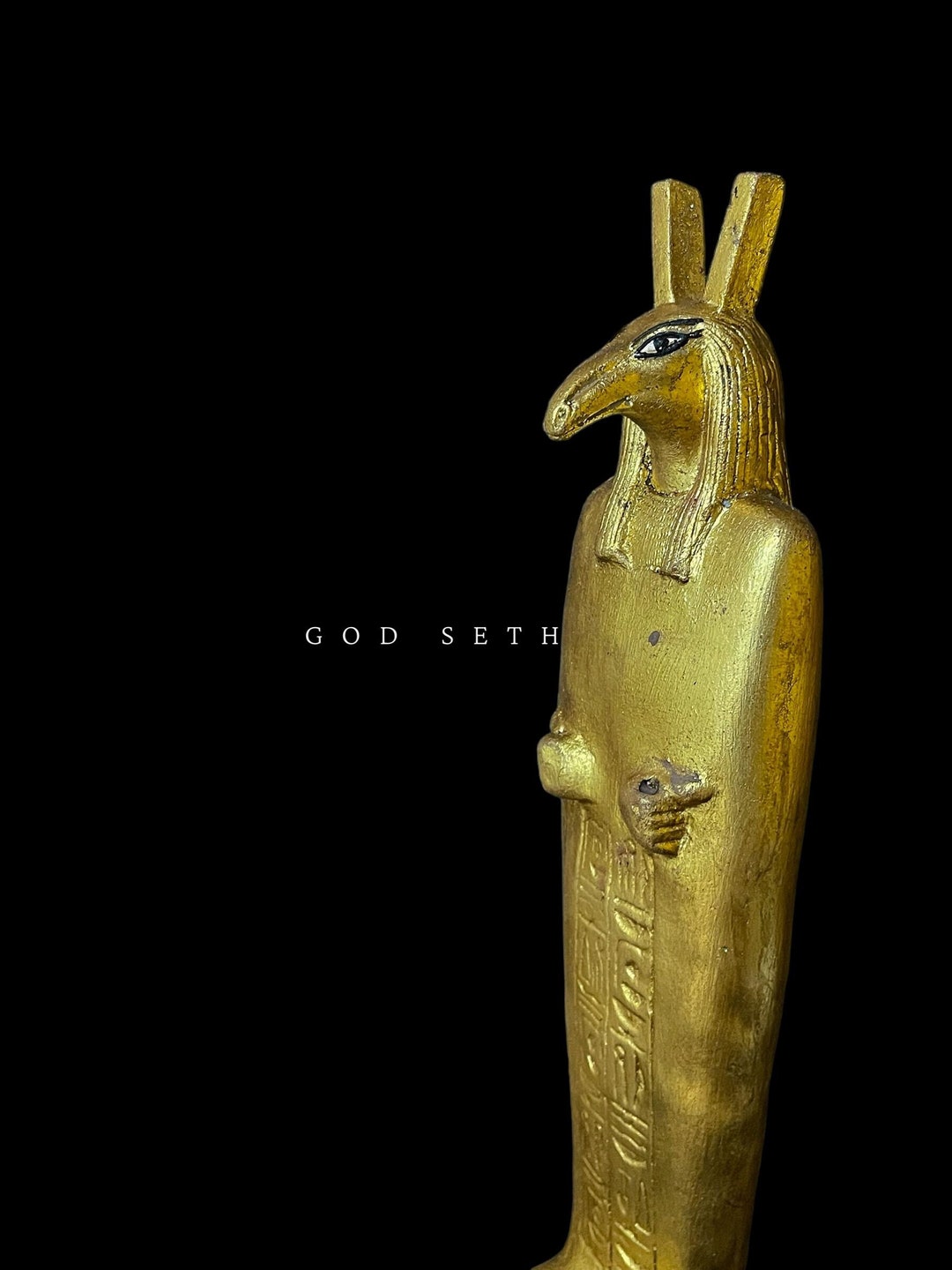 God Seth Statue - Authentic Egyptian Craftsmanship, Home Decor or ...