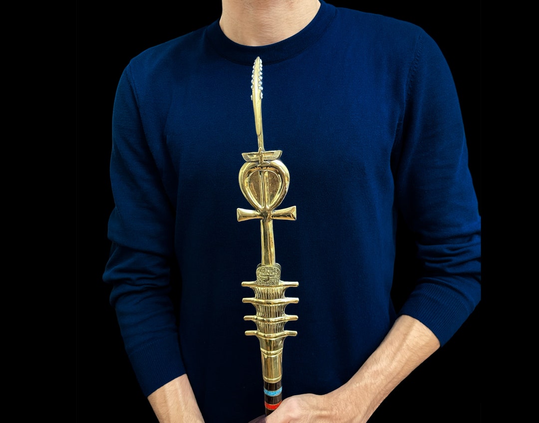Sceptre Staff, God Osiris Staff, Was Sceptre of God Osiris, Waz Sceptre ...
