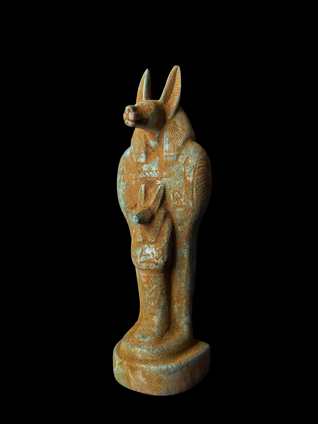 Flame Stone Egyptian God Anubis Ushabti Statue - Etsy