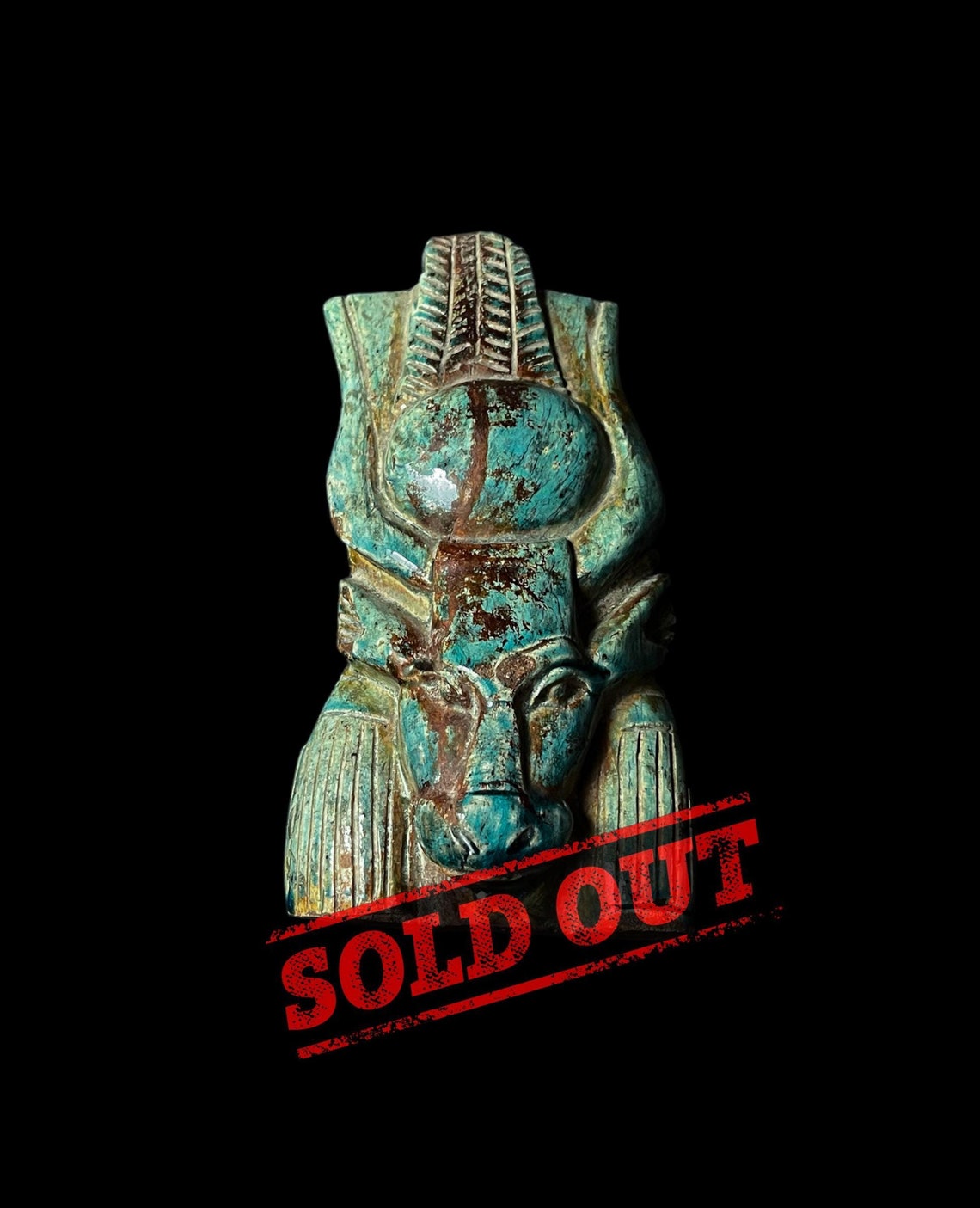 Manifest Handmade Goddess Hathor Statuette , Statue for the Egyptian ...
