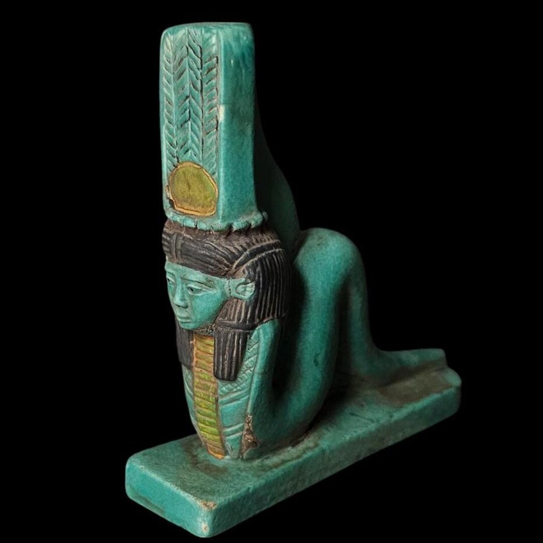 Manifest Handmade Goddess Hathor Statuette , Statue for the Egyptian ...