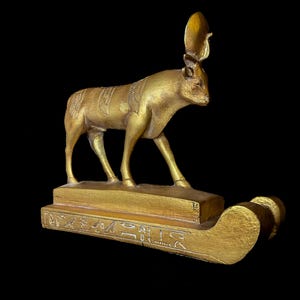 Estatua de vaca de la diosa Hathor: piedra egipcia antigua - Etsy México