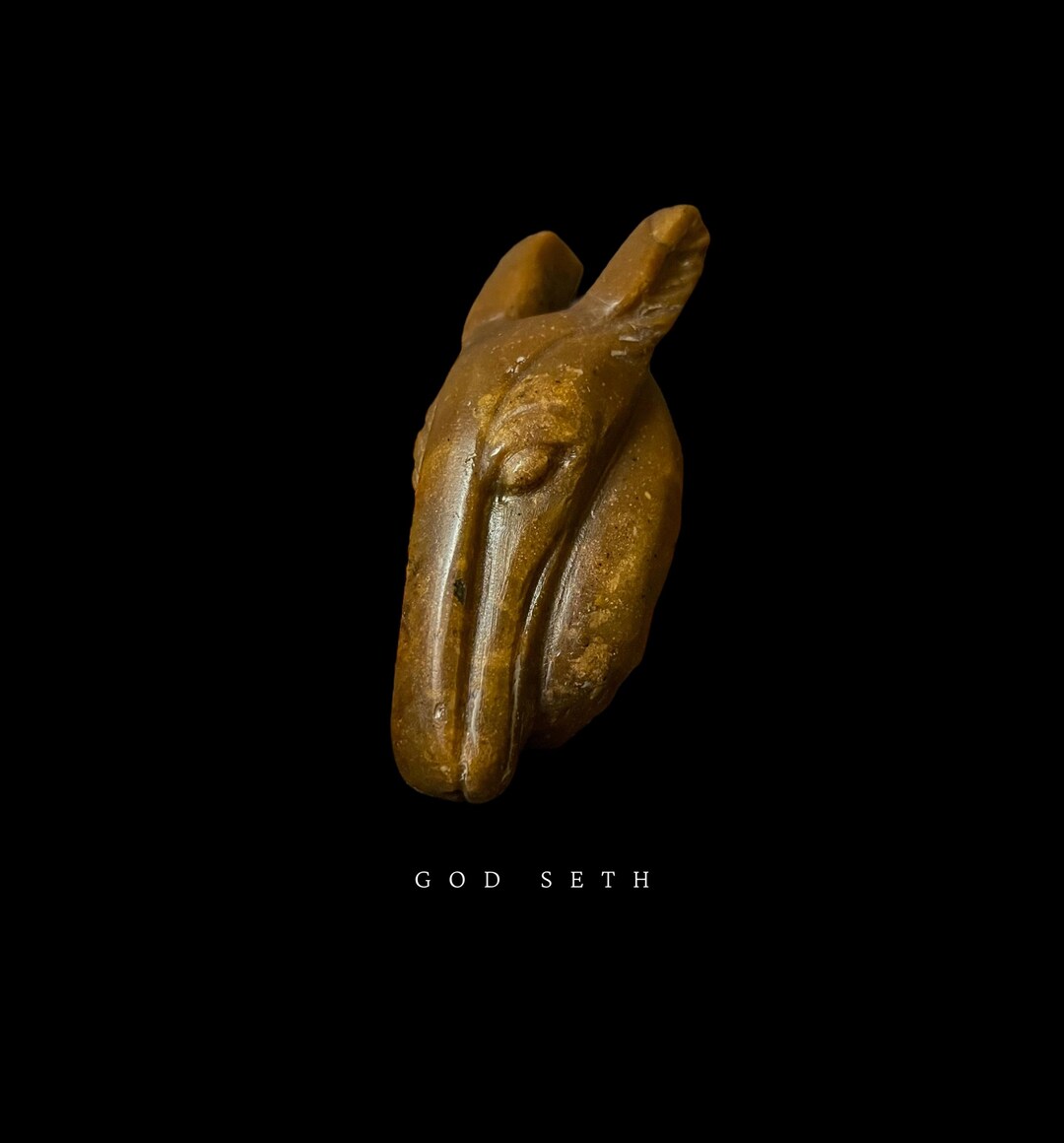 Handcrafted God Seth Statue: Egyptian Mythology Amulet - Etsy