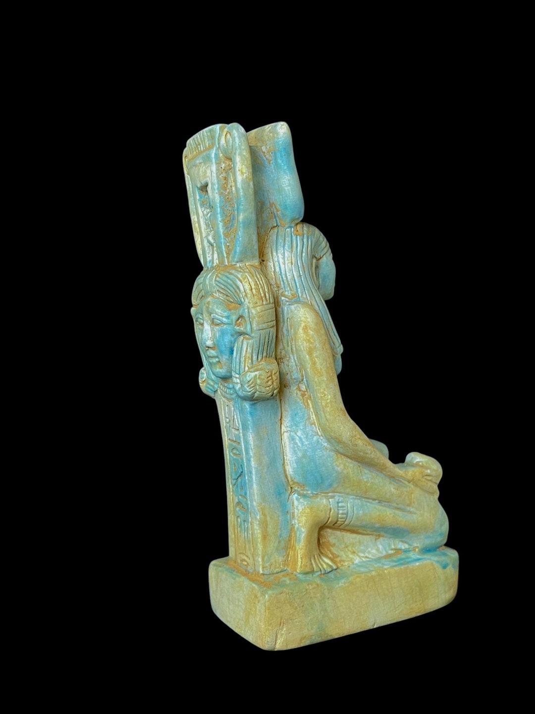 Manifest Handmade Goddess Hathor Statuette , Statue for the Egyptian ...