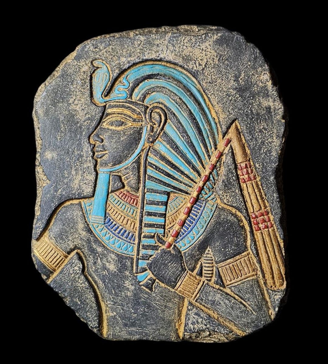 Ancient Egyptian Pharaonic Art Reliefs Made of Stone, Represent ...
