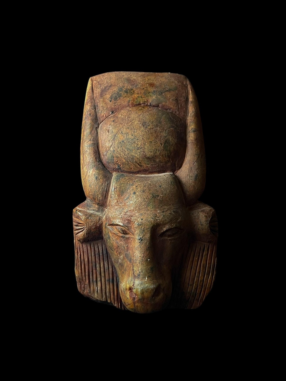 Manifest Handmade Goddess Hathor Statuette , Statue for the Egyptian ...