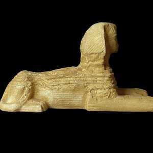 Egyptian Sphinx Replica Statue Made of Stone, Sphinx Statuette. - Etsy