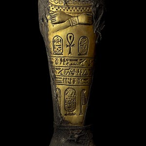 Big Egyptian Vintage Ushabti, Shabti With God Anubis. Egyptian Replica ...